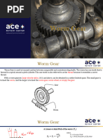 Worm Gear Calculations and Formulas | PDF | Gear | Kinematics