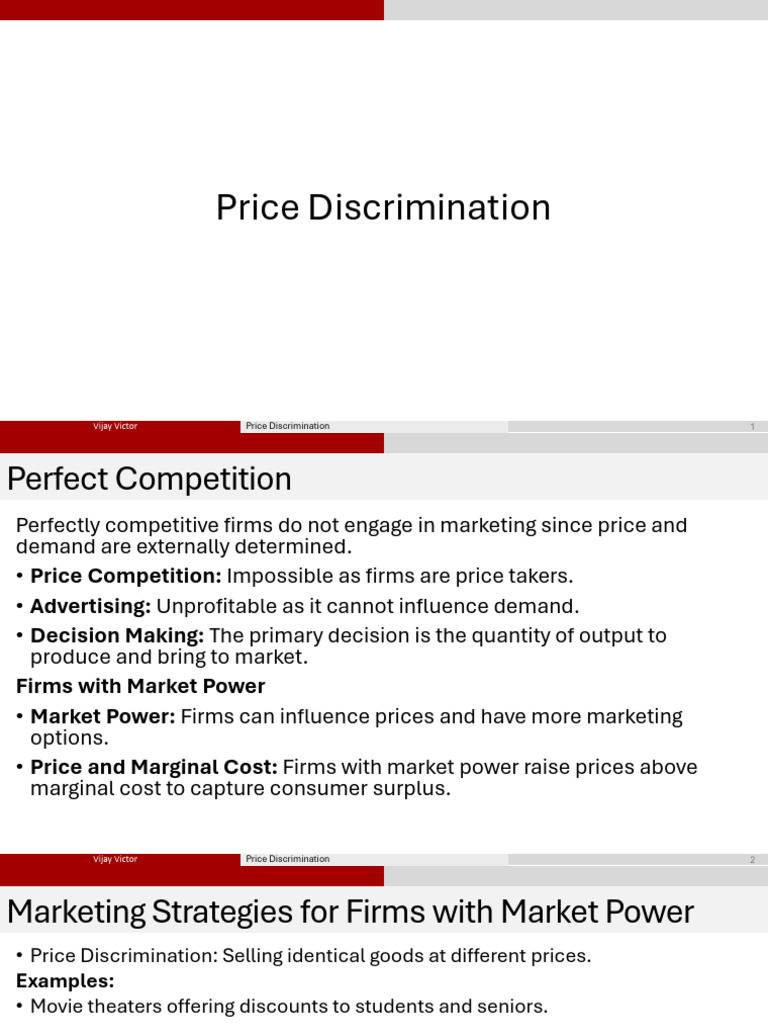 6. Ete_Price Discrimination | PDF | Price Discrimination | Monopoly