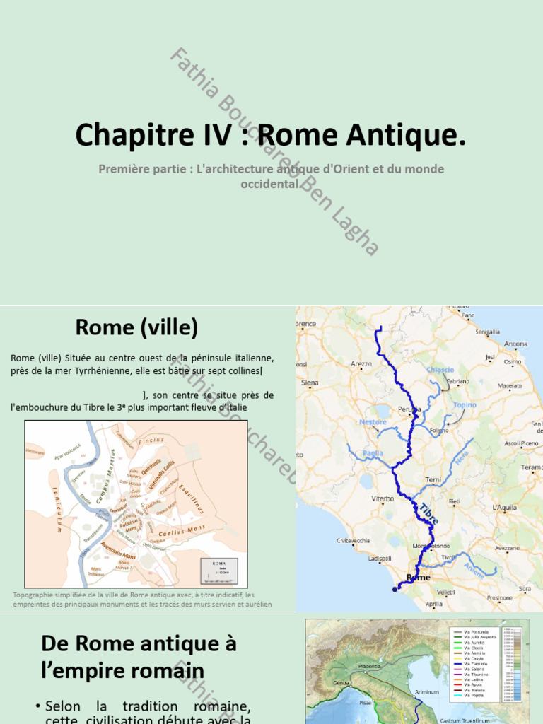 Architecture et Urbanisme de Rome Antique | PDF | Rome antique | Zeus