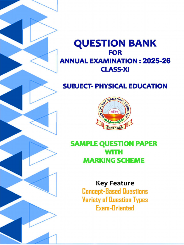 PHYSICAL EDUCATION QB XI | PDF | Anatomical Terms Of Motion | Meditation