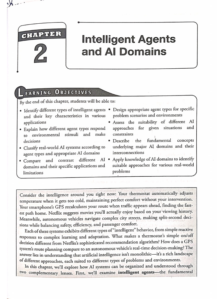 Chapter 2 AI | PDF