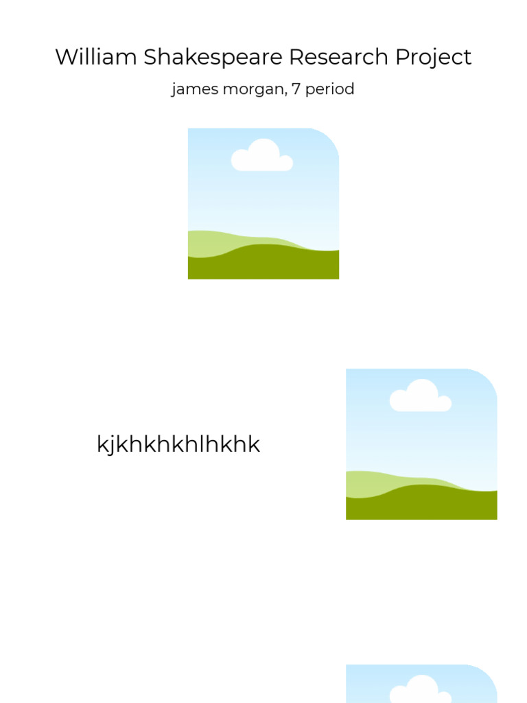 James - William Shakespeare Research Project | PDF