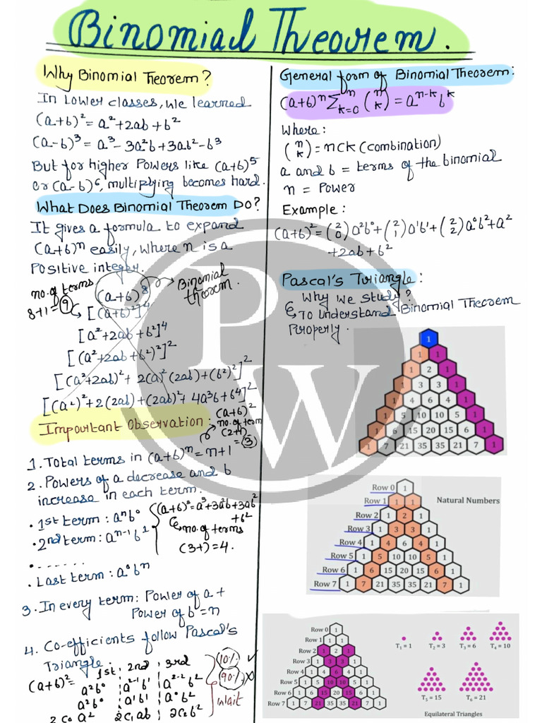 Binomial Theorem - DPP 01 | PDF