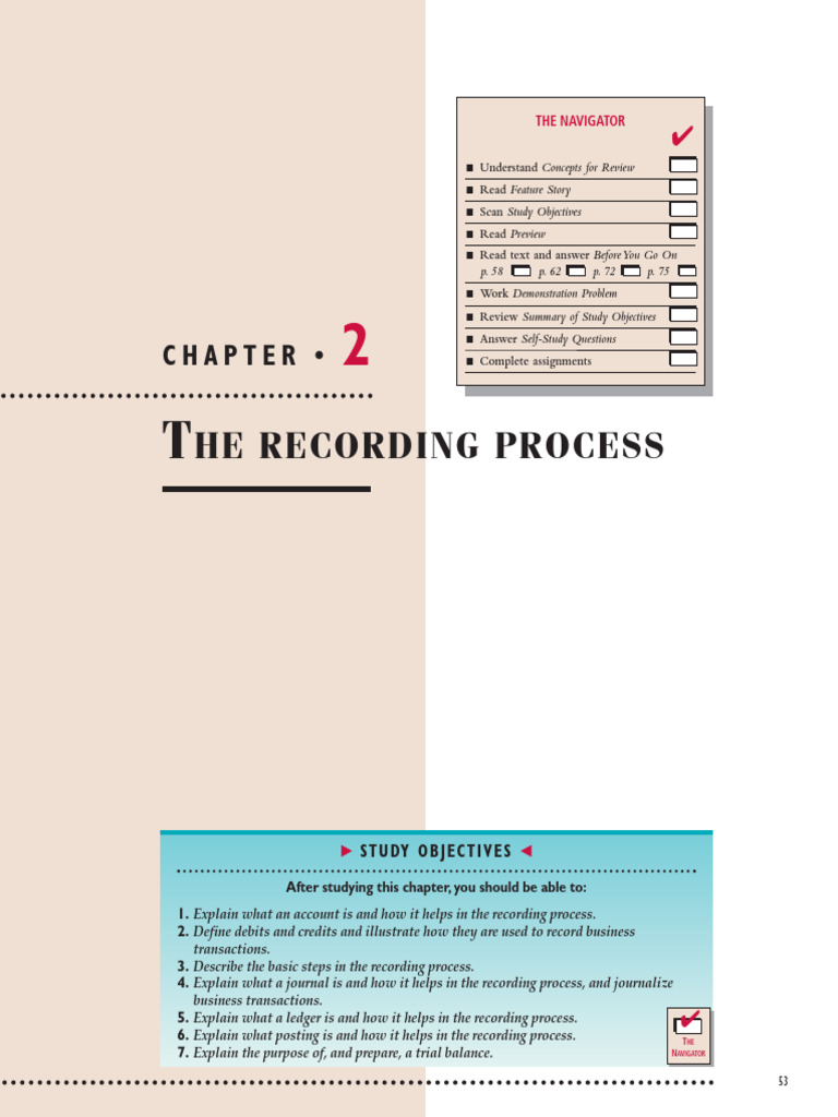 Understanding the Recording Process | PDF | Debits And Credits | Business