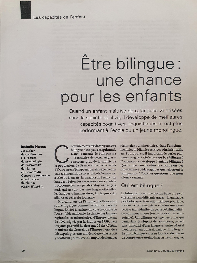 Article TD Psy Dev | PDF