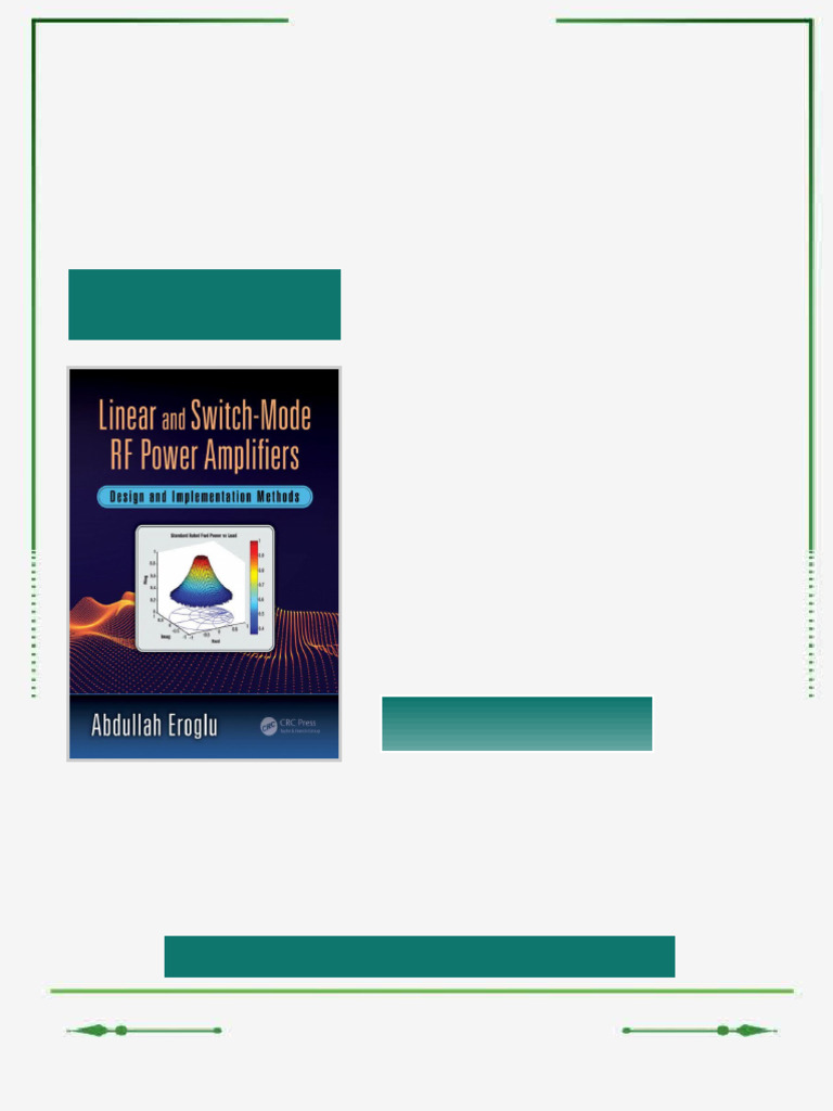 Linear and Switch-Mode RF Power Amplifiers: Design and Implementation ...