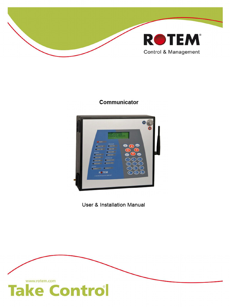 ROTEM Communicator User Manual | PDF | Modem | Usb