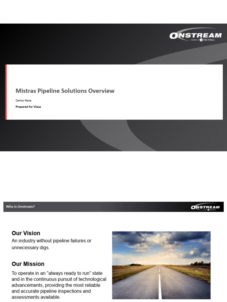 Mistras - Onstream Pipeline Inspection and Integrity Services (Diablos ...
