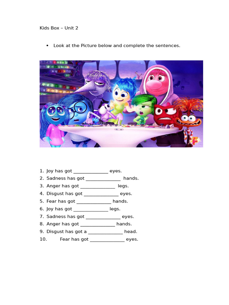 Inside Out Kids Box | PDF