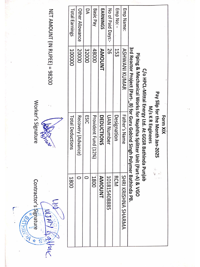Pay Slips | PDF