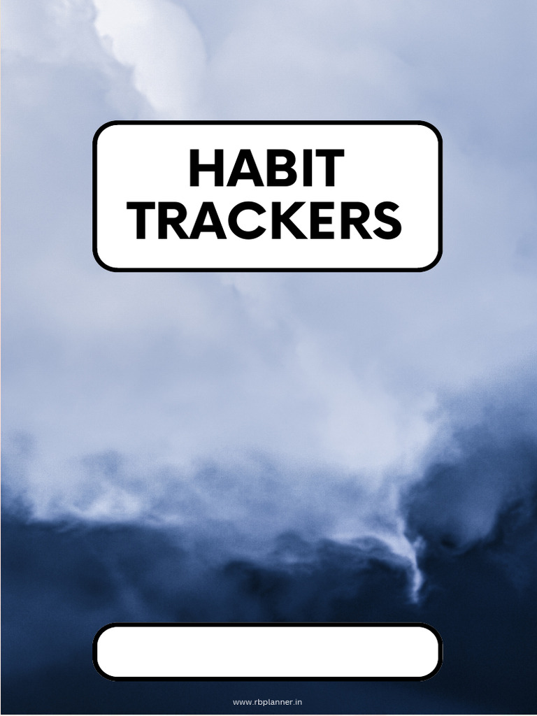 Monthly Health Habit Tracker | PDF