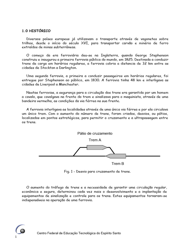353201-Apostila Sinalizacao Comunicacao Ferroviaria | PDF | Trem | Rede ...