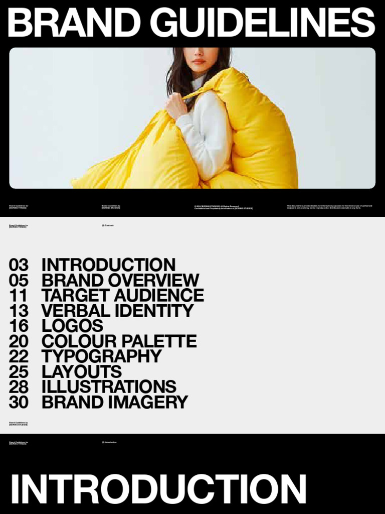 Boring Things Brand Guidelines | PDF | Page Layout | Typography