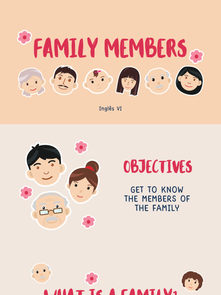 Family Member Vocabulary Guide | PDF