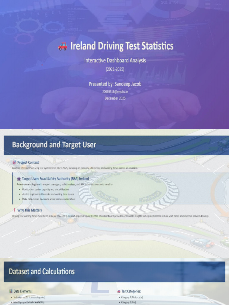Irish Driving Test Statistics | PDF