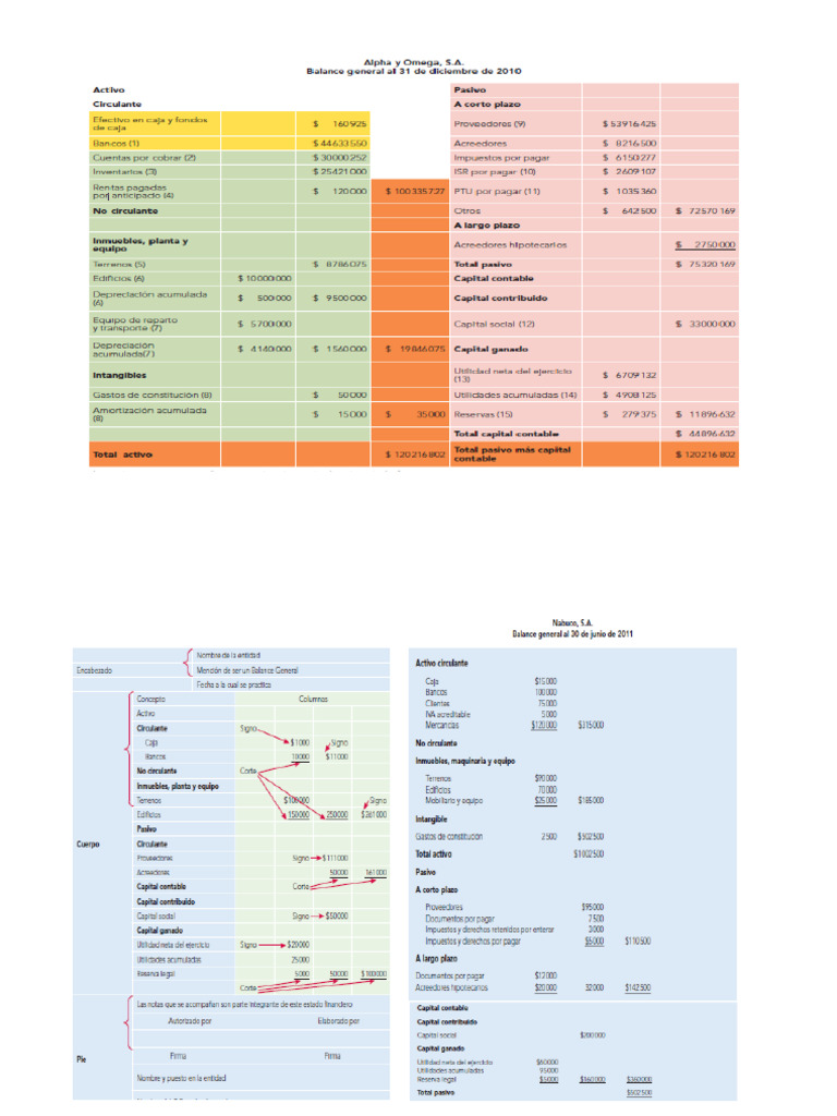 Balances Generales Ejerc. | PDF | Contabilidad | Finanzas personales