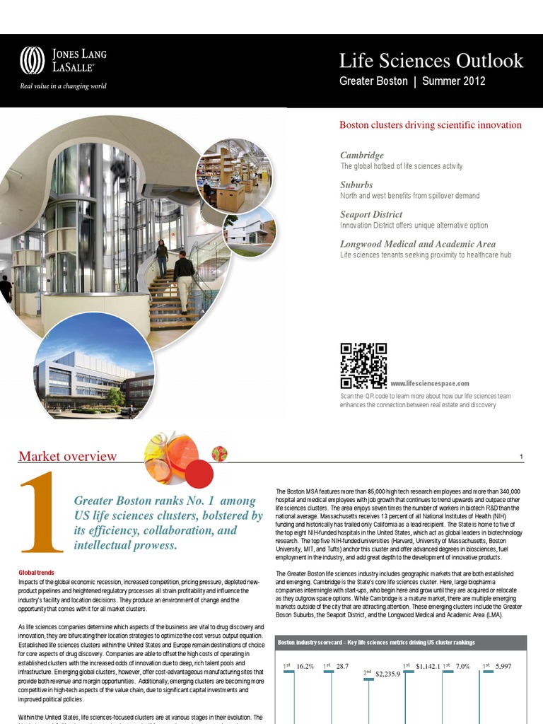Greater Boston Life Sciences Report | PDF | Cambridge | Boston