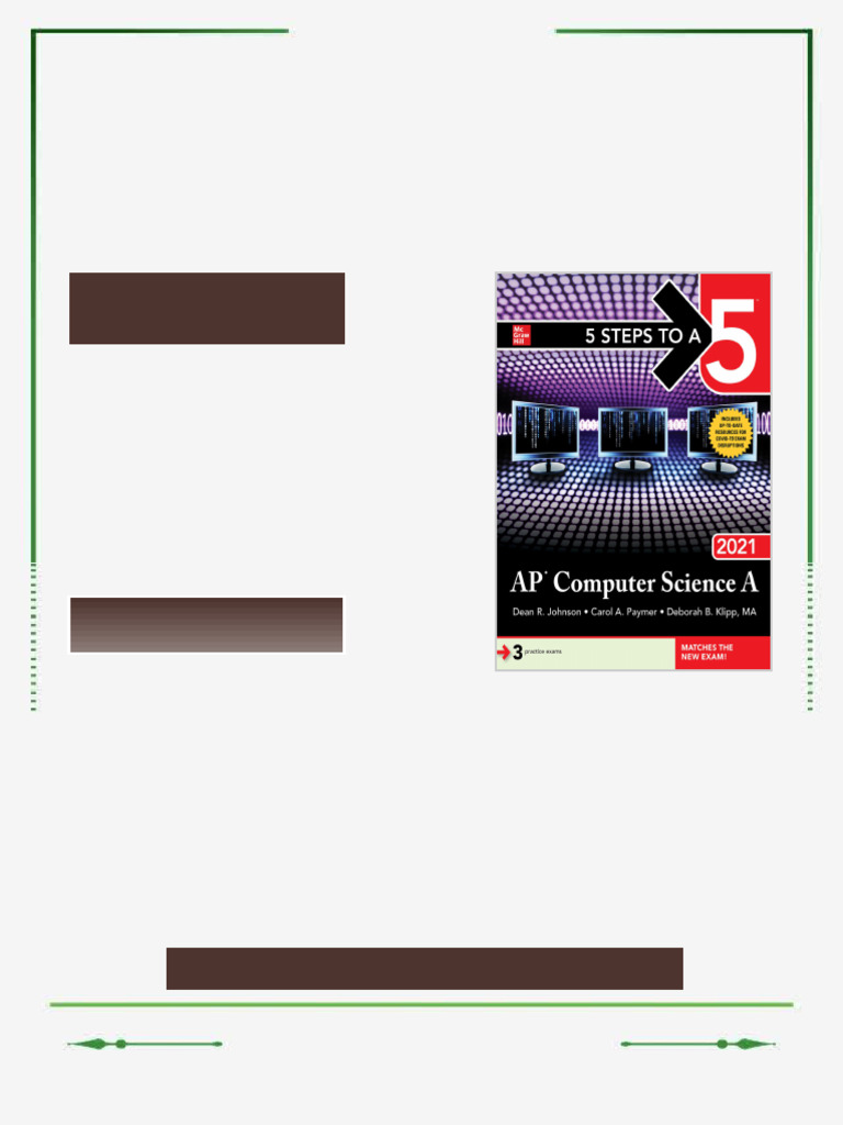 55078 | PDF | Method (Computer Programming) | Constructor (Object ...