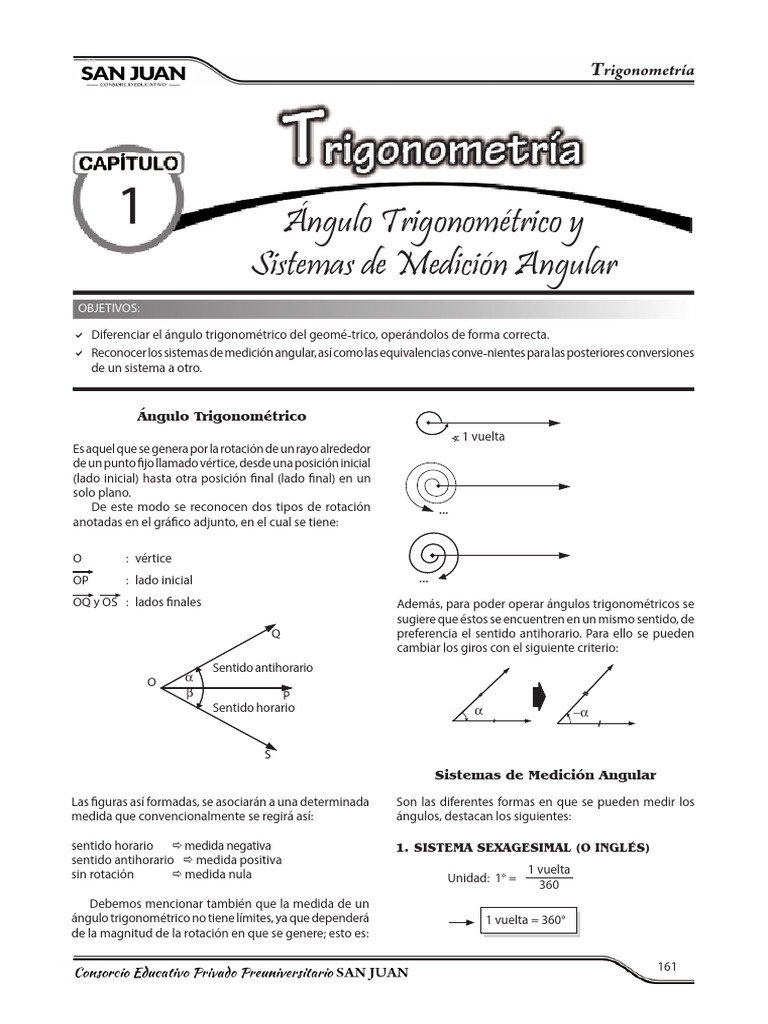 TRIGONOMETRÍA - 5º Año de Secundaria | PDF | Triángulo | Trigonometría