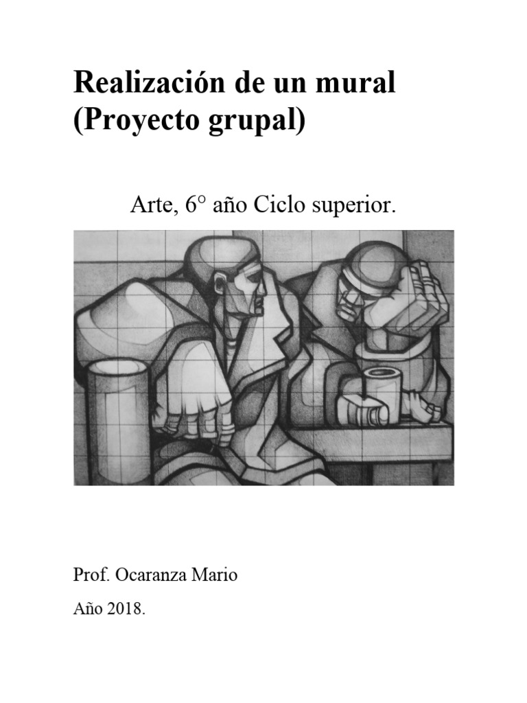 Proyecto Mural.pdf | PDF | Enseñando | Salón de clases