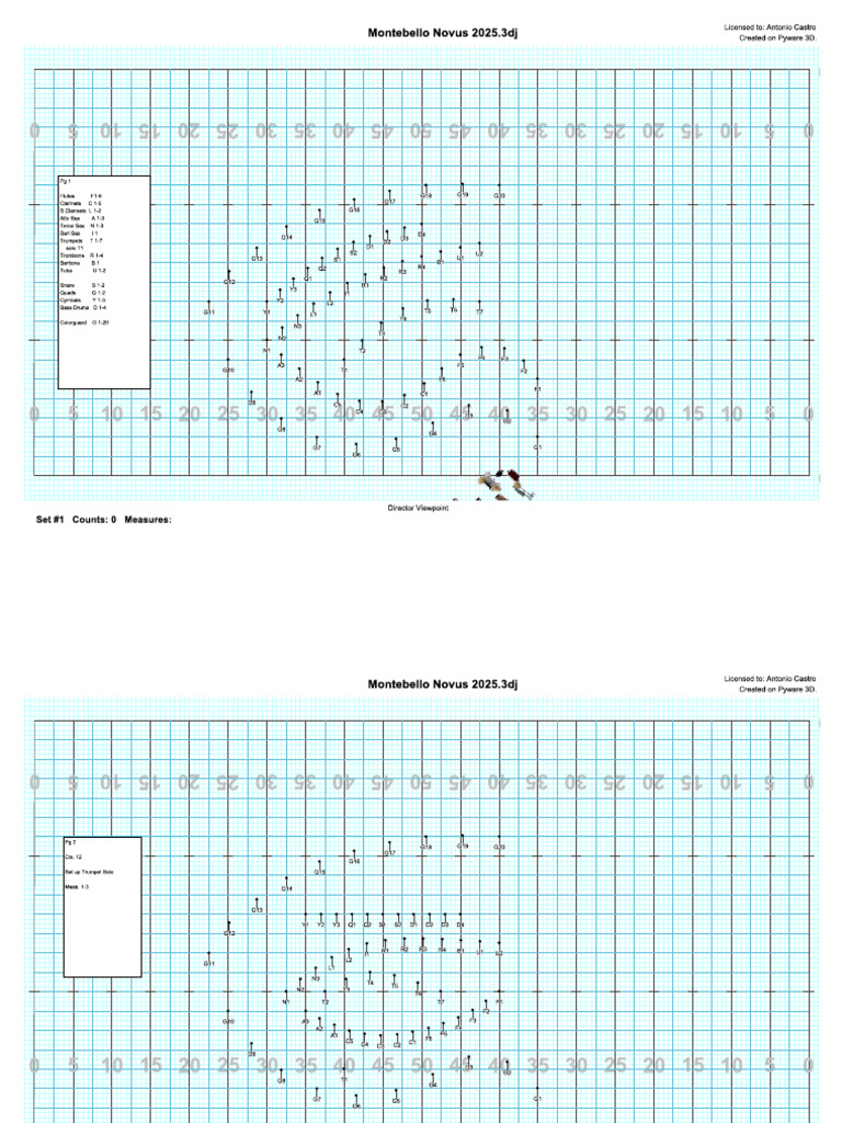MHS 2025 Drill Charts | PDF
