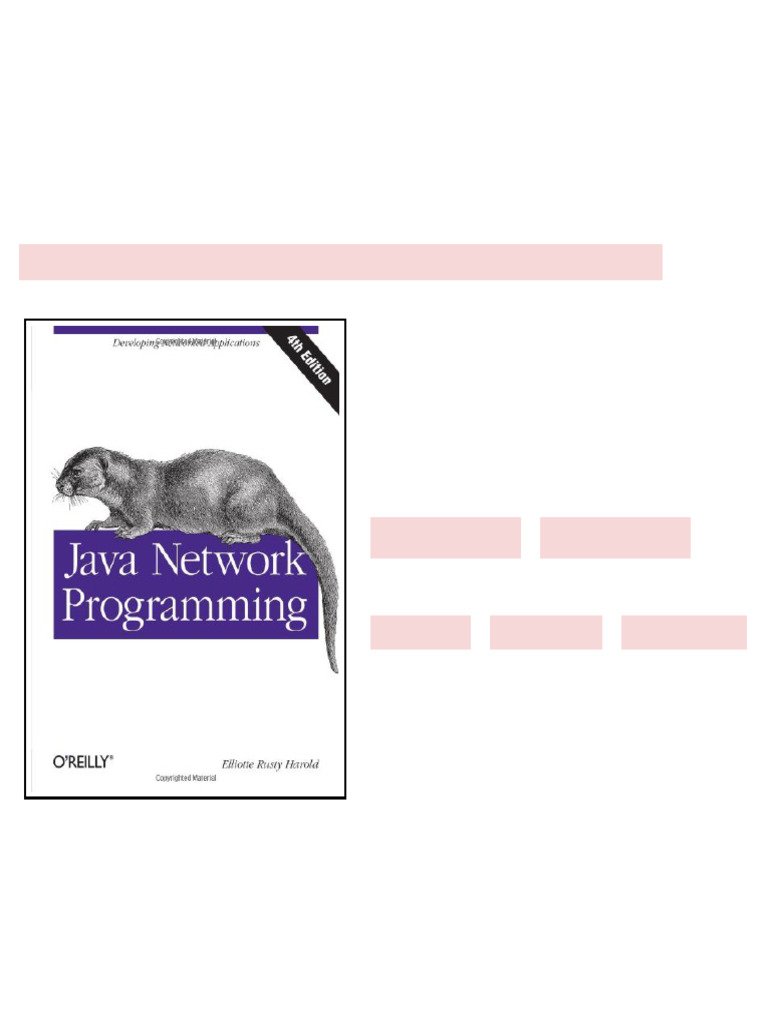 (Ebook) Java Network Programming by Elliotte Rusty Harold ISBN 9781449357672, 1449357679 full ...