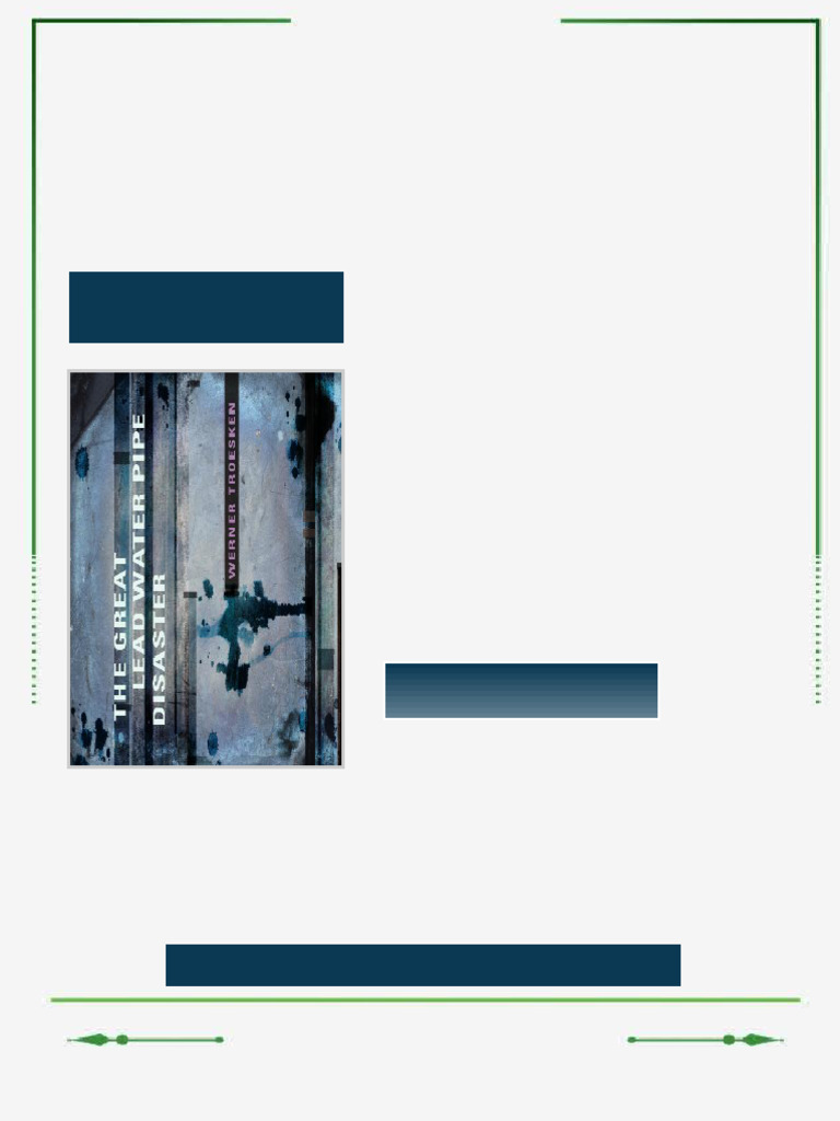 The Great Lead Water Pipe Disaster 2006 en 318s 1st Edition Werner ...