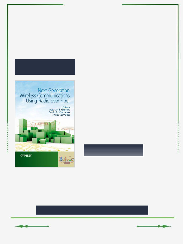 Next Generation Wireless Communications Using Radio over Fiber 1st Edition Nathan J. Gomes ebook ...