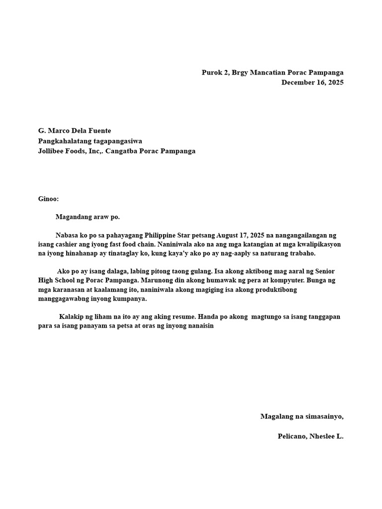 Here’s Your Revised Formal Letter for Your Organization --- December ...