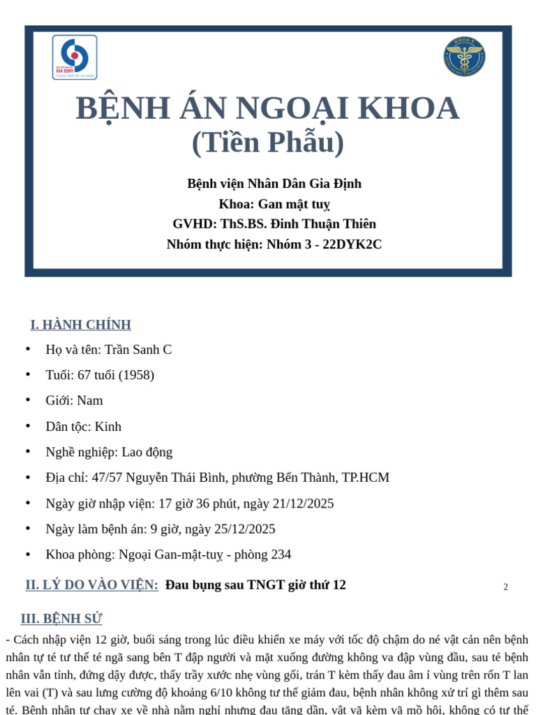 Bệnh án CT Lách | PDF