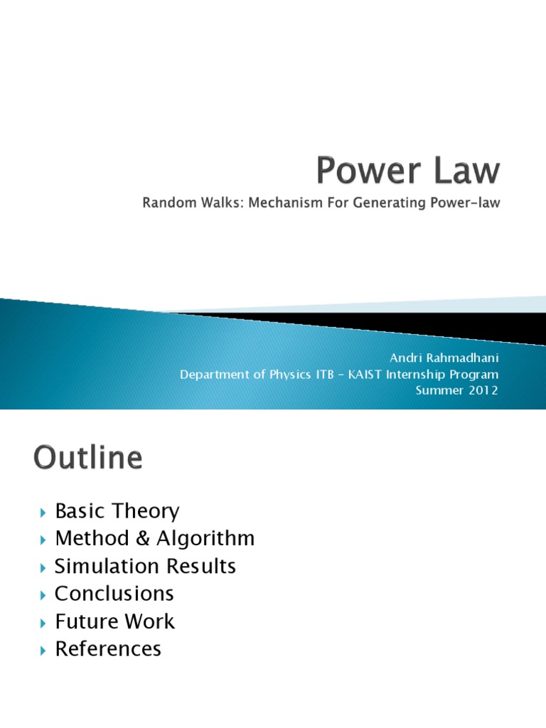 Power Law | PDF | Power Law | Statistics