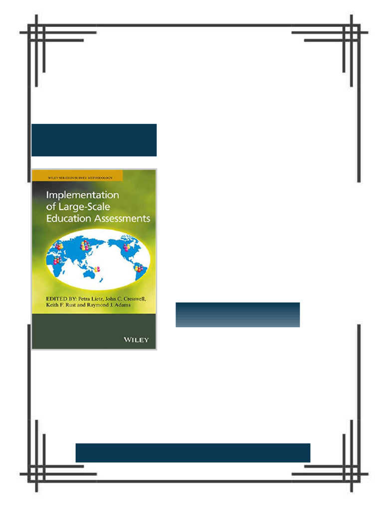 Implementation of Large-Scale Education Assessments 1st Edition Petra Lietz eBook official pdf ...