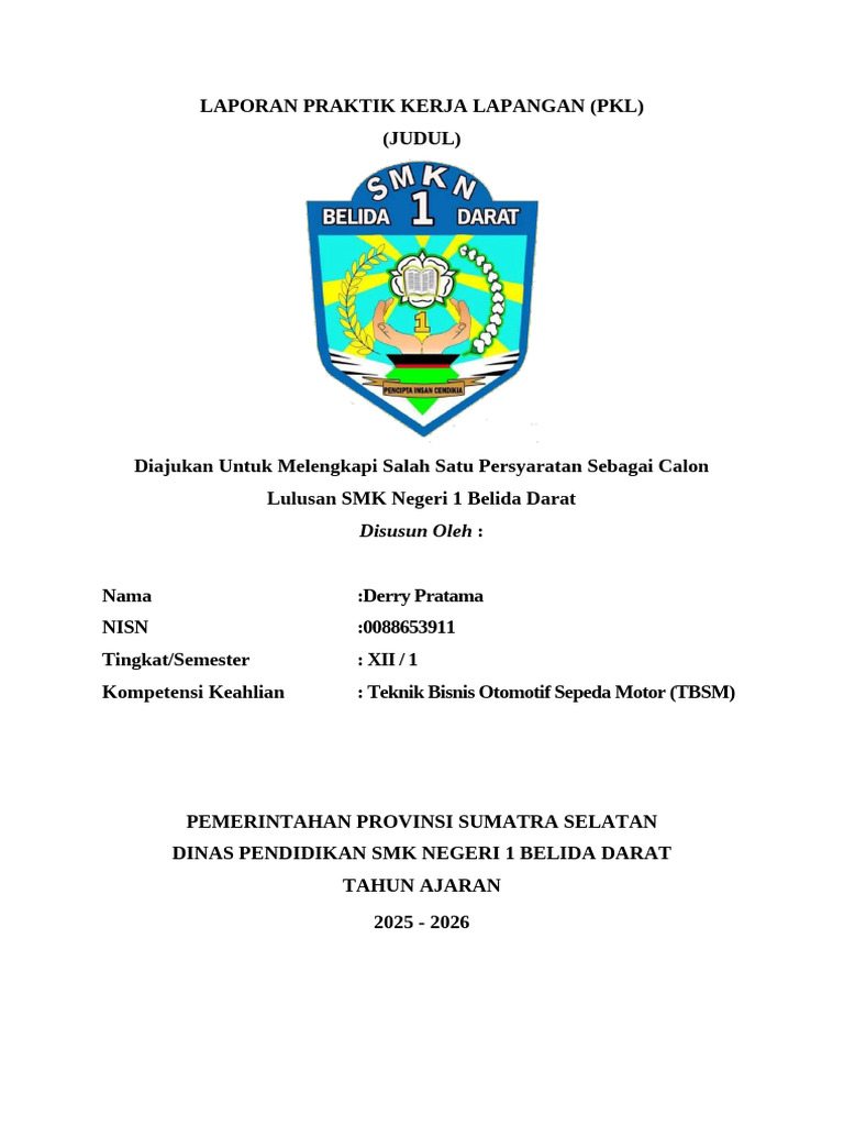 Format Laporan PKL OK Edit | PDF