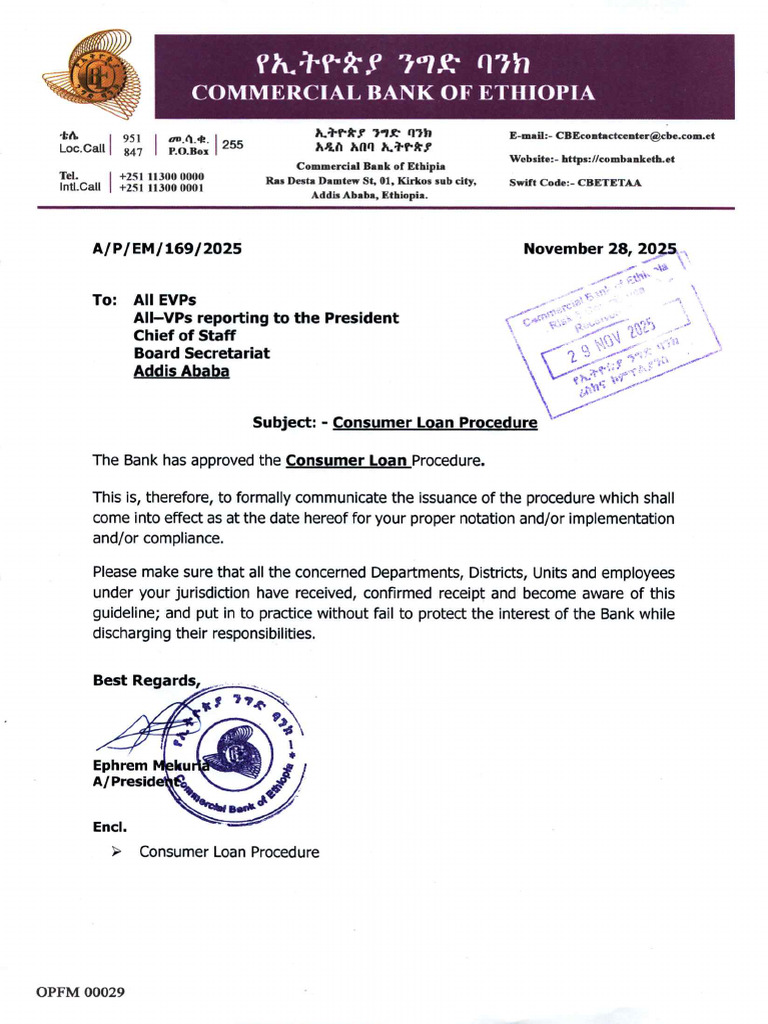 Nigdi Banks Consumer Loan Procedure for Retail Customers Non 2025 | PDF