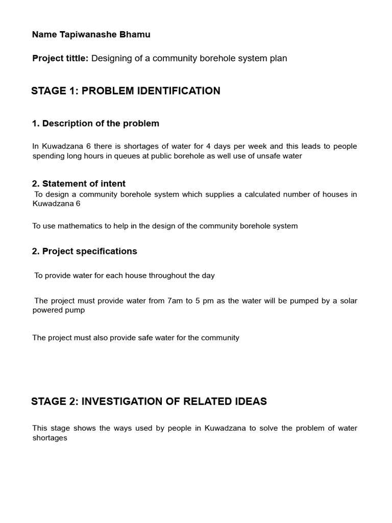 maths project 2 good | PDF | Pump | Water