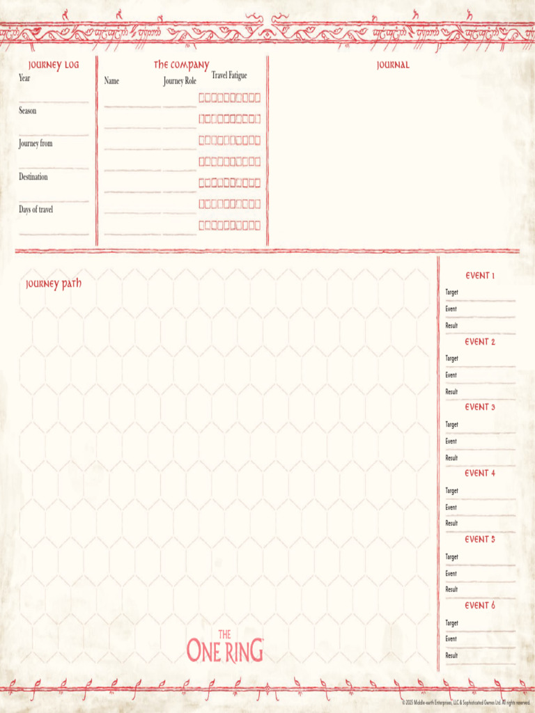 TOR SS2 Journey Log Sheet 2506 | PDF