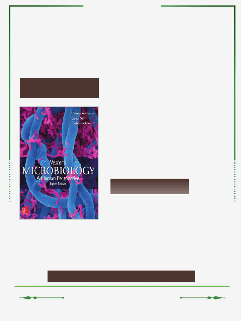 Nester's Microbiology: A Human Perspective 8th Edition Anderson eBook ...