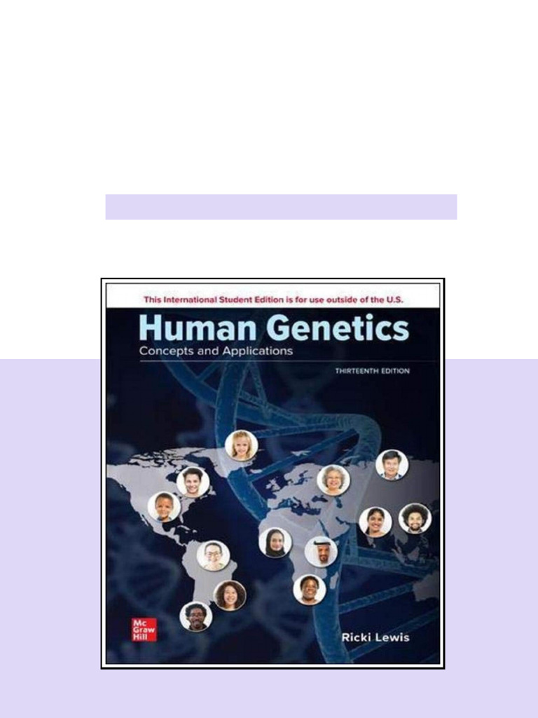 ISE Human Genetics: Concepts and Applications 13th Edition Ricki Lewis ...