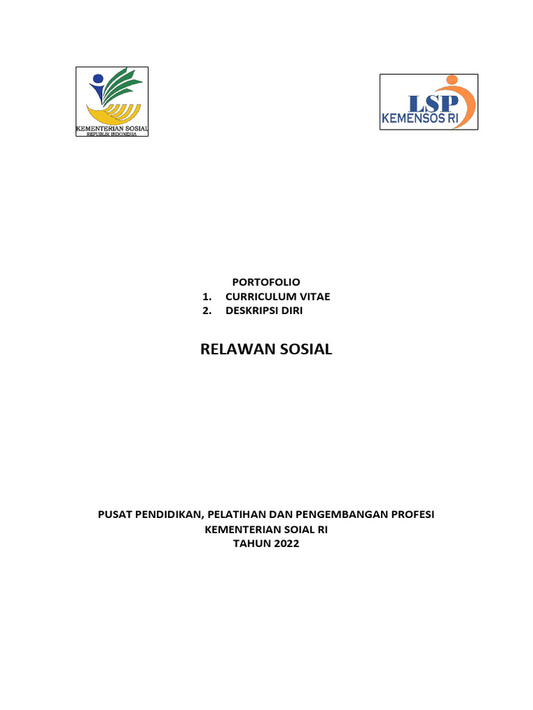 Profil Relawan Sosial Yohanis Mendila | PDF