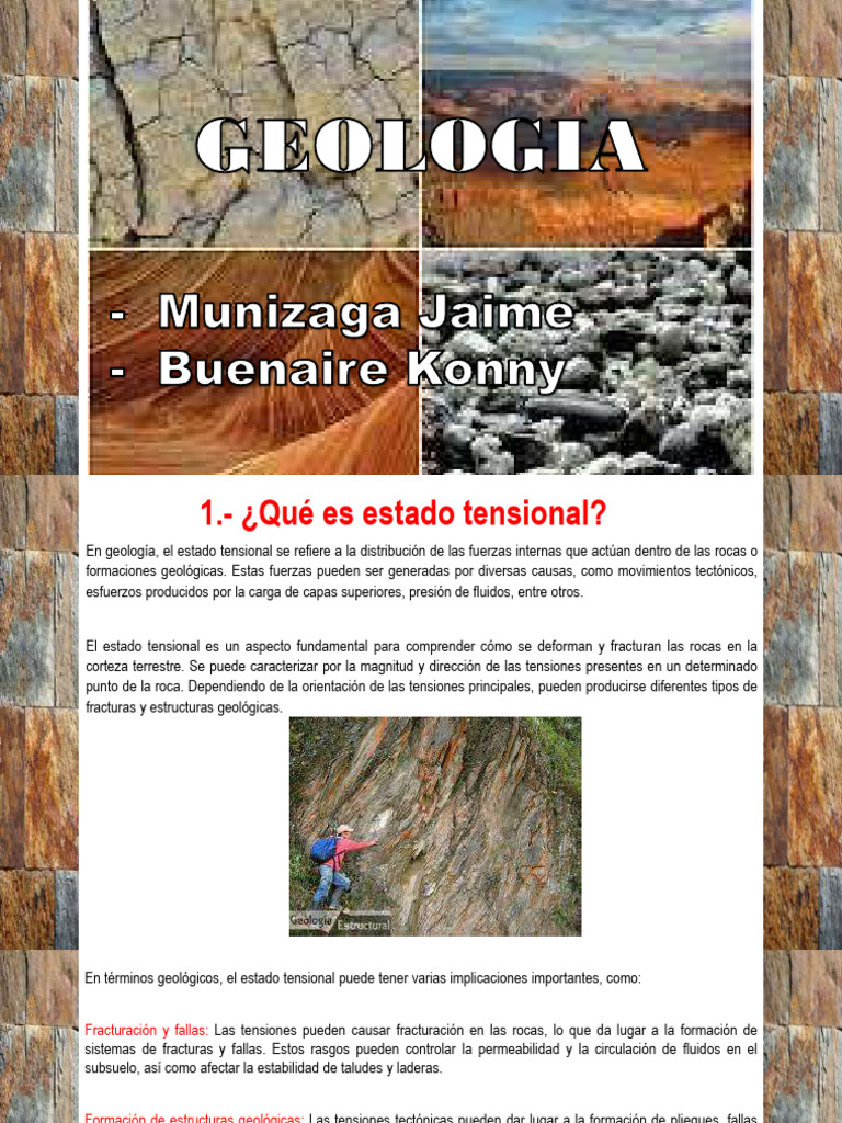 GEOLOGIA 28-7-2013 | PDF | Estrés (Mecánica) | Geología