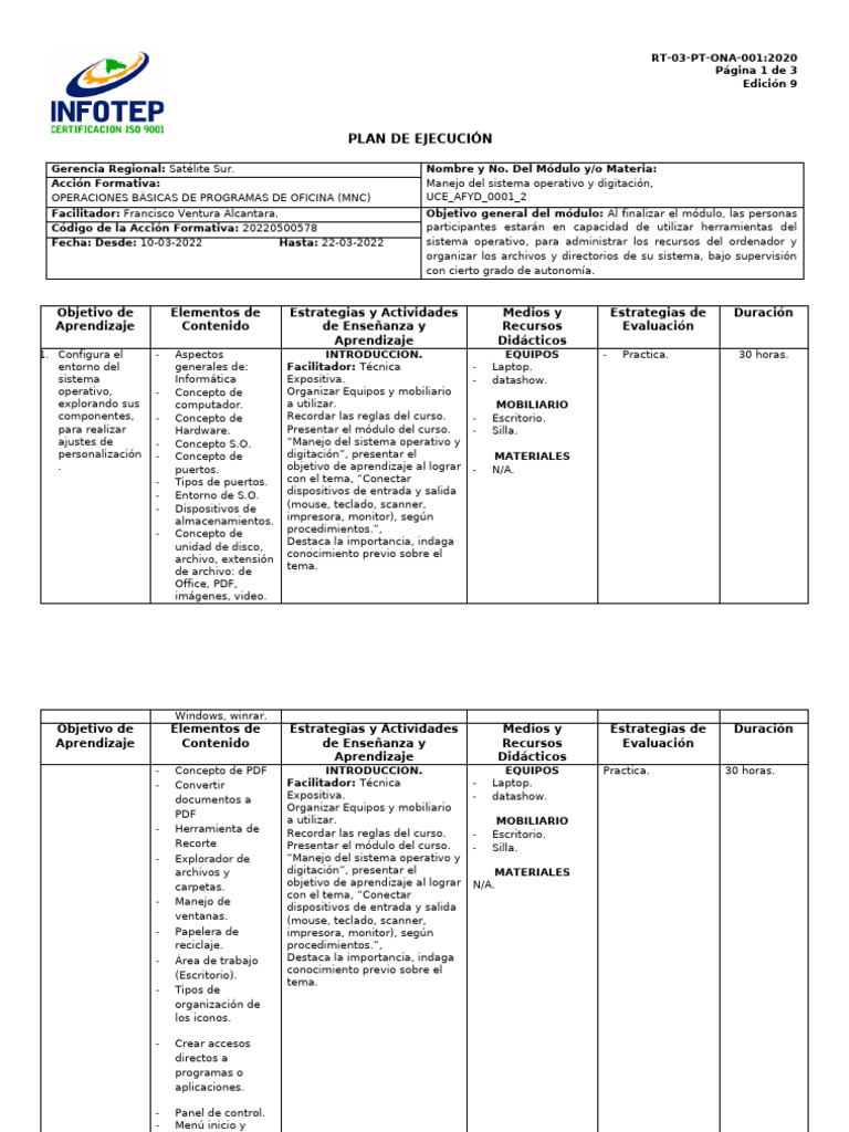 2. Manejo del sistema operativo y digitación | PDF | Sistema operativo | Archivo de computadora