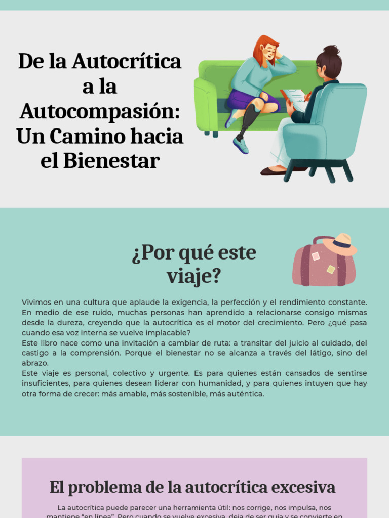 De La Autocritica A La Autocompasion Un Camino Hacia El Bienestar Ebook ...