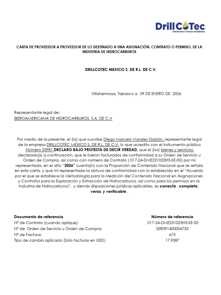 CCN - Int Nejo 312 Barriles Adicionales | PDF