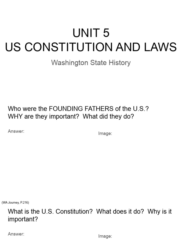 UNIT 5 - THE US CONSTITUTION AND LAWS (2) | PDF | United States Bill Of ...