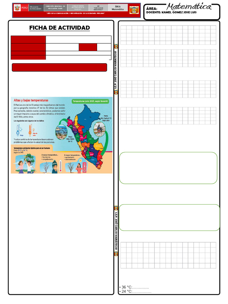 Ficha 1 Numeros Enteros | PDF | Sustracción | Entero