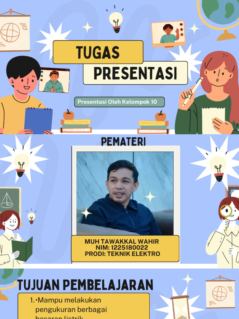Muh Tawakkal Wahir Nim 1225180022 Prodi Teknik Elektro | PDF
