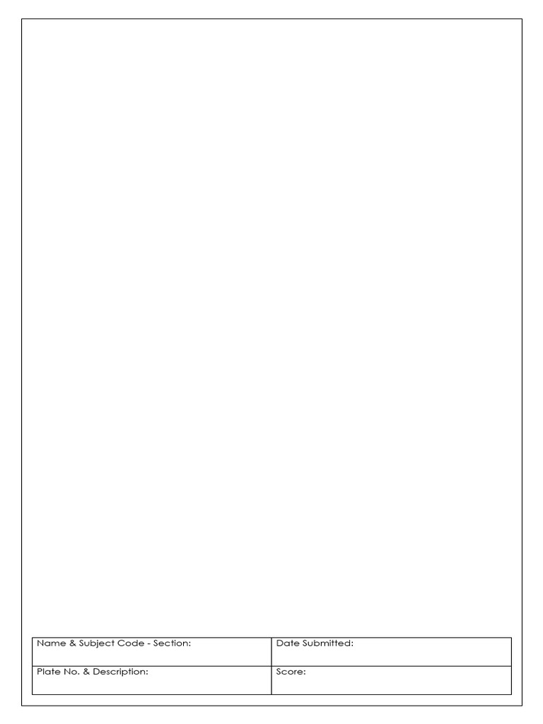 CE 597 Plate Template | PDF