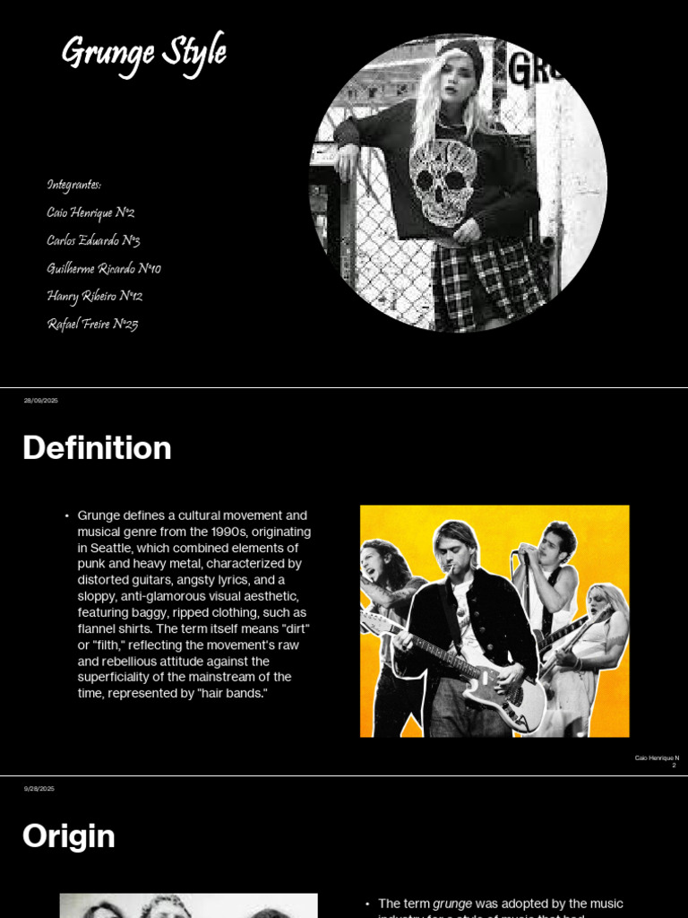 Grunge Style | PDF | Grunge | Rock Music