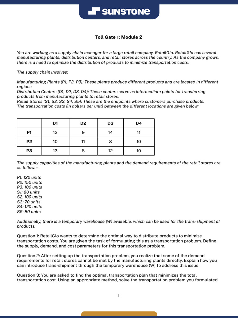 328196Toll Gate 1_ Module 2_Operations Research.docx-1751543540703 | PDF