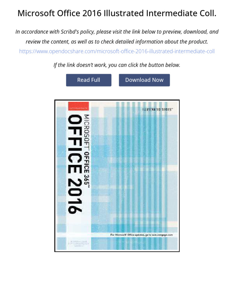 Microsoft Office 2016 Illustrated Intermediate Coll. | PDF | Microsoft Excel | Microsoft Power Point